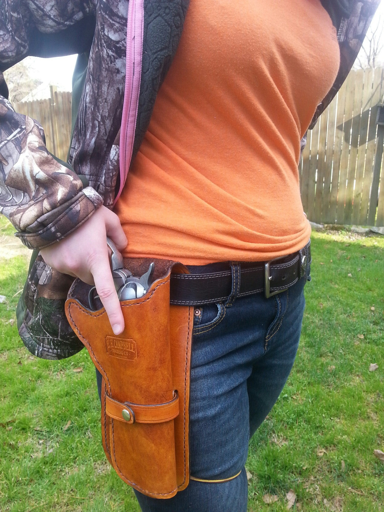 Lawman Western Holster with Leg Ties - Up to 7 1/2 inch Barrels ...